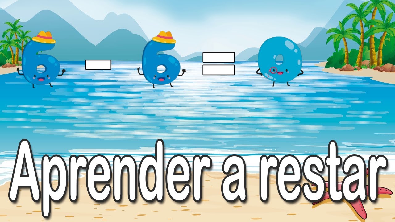 Aprender a restar para niños - YouTube