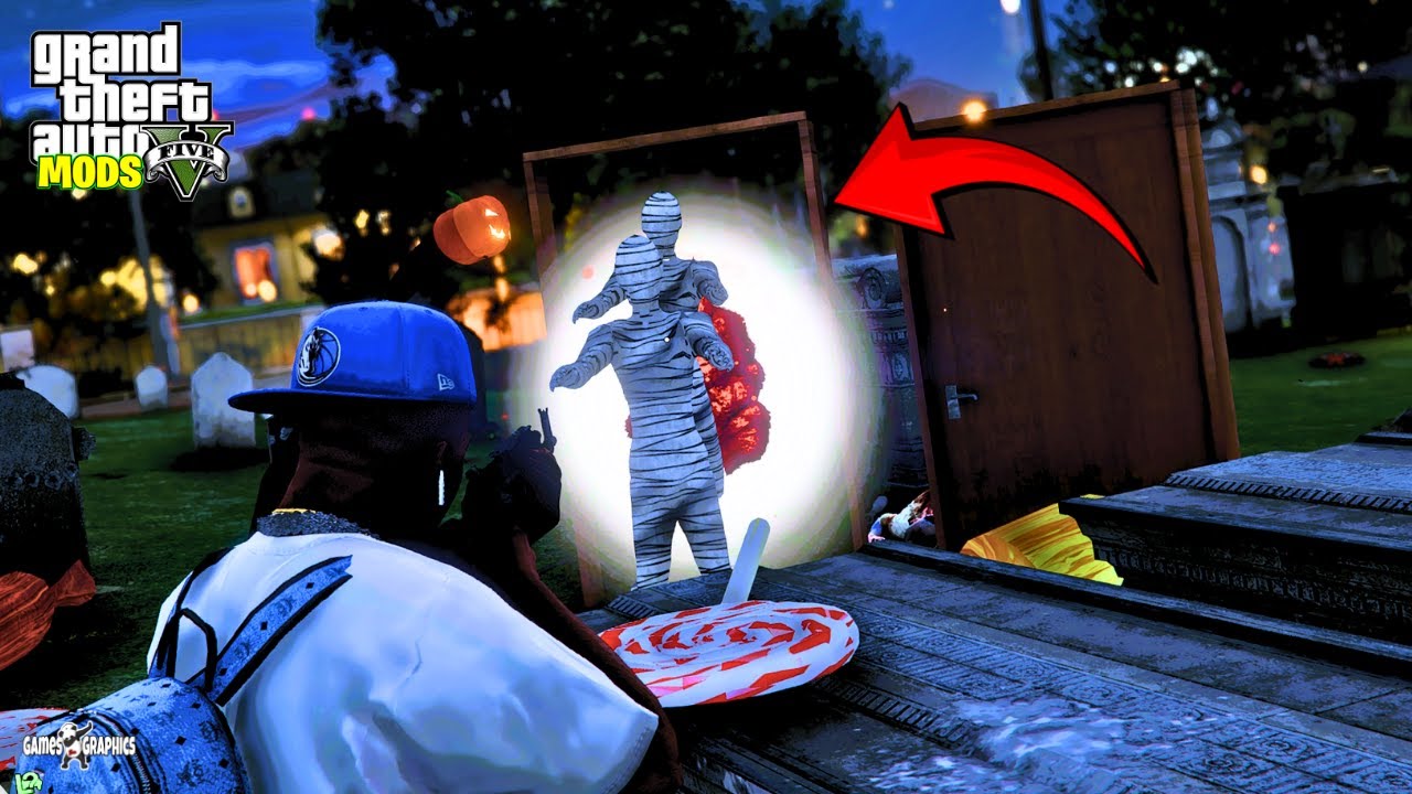 GTA 5 Secret Coffins, Secret Doors and Halloween Stuff (Mods) - YouTube