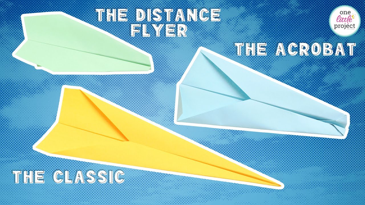 How to Make a Paper Airplane | Easy Paper Airplane Designs - YouTube