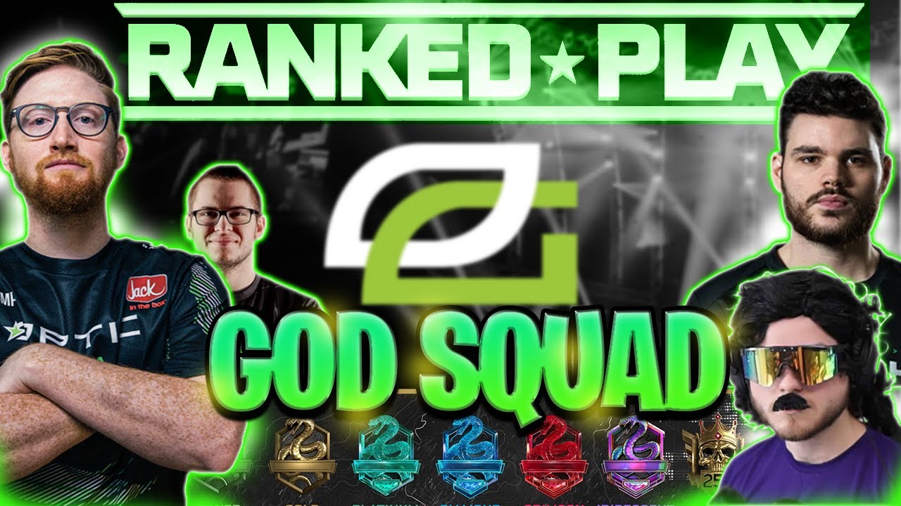 Optic GOD SQUAD vs RANKED PLAY (Scump Zlaner Karma Methodz) - YouTube