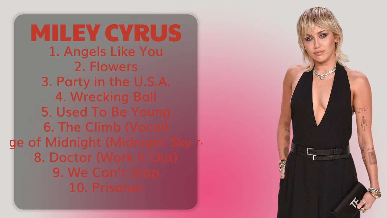 🌿 Miley Cyrus 🌿 ~ Greatest Hits ~ Best Songs Music Hits Collection Top ...