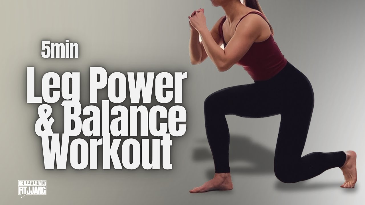Day 18 | Leg Power & Balance 5min Workout - YouTube