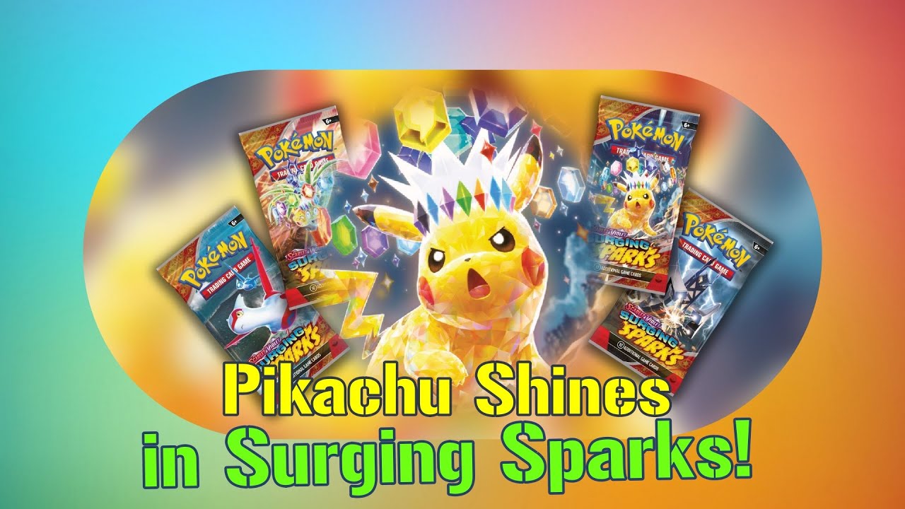 Exciting News! Pikachu Shines in Pokémon TCG's Surging Sparks Expansion ...