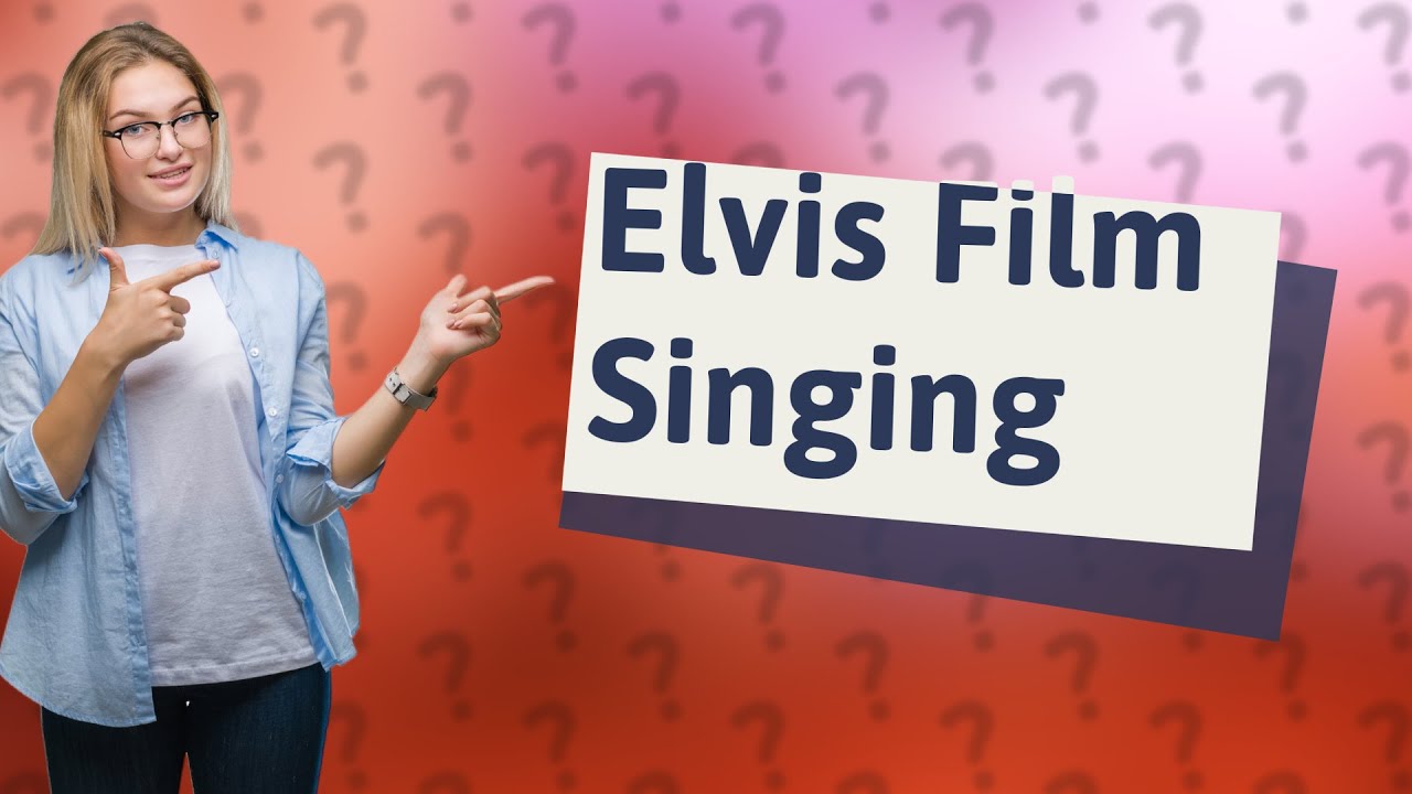 Did Austin Butler sing in the Elvis film? - YouTube