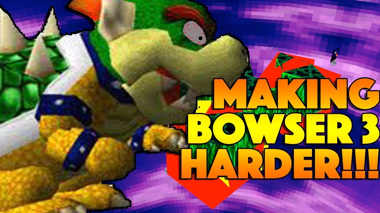 Making The Final Bowser Fight HARDER! - YouTube