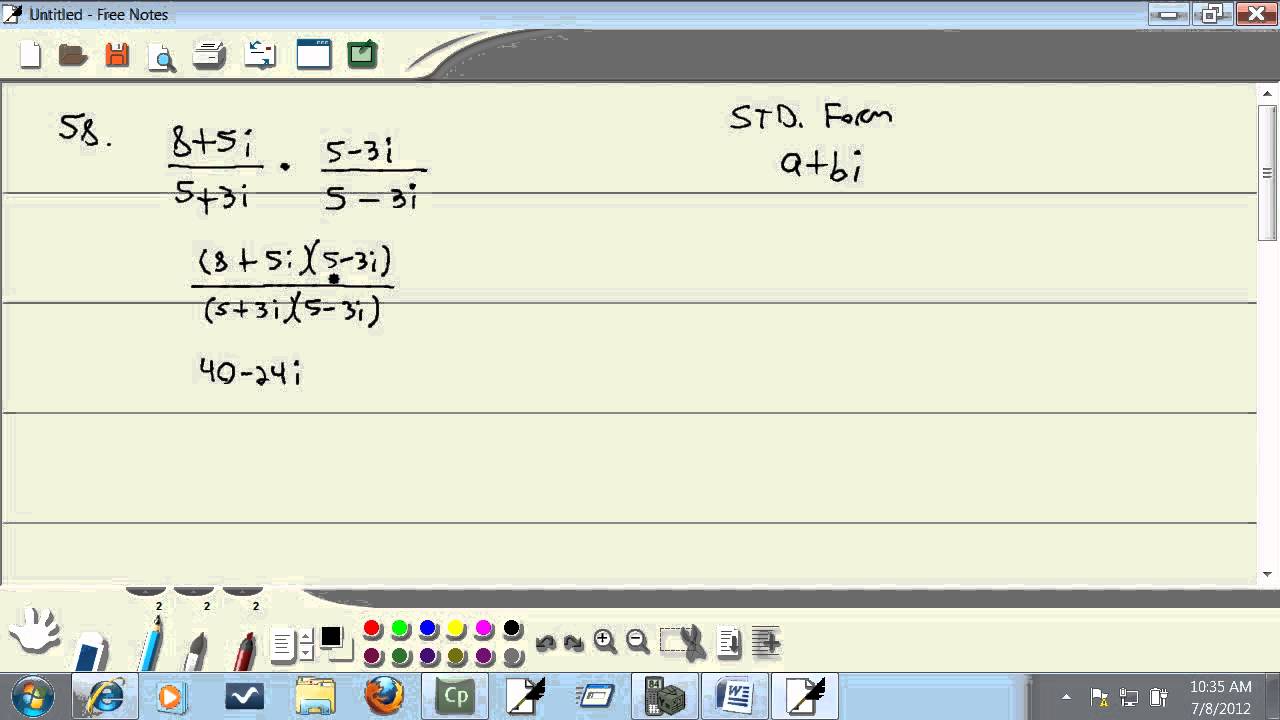 Intermediate Algebra - Sample Final Exam - Problem 58 - YouTube