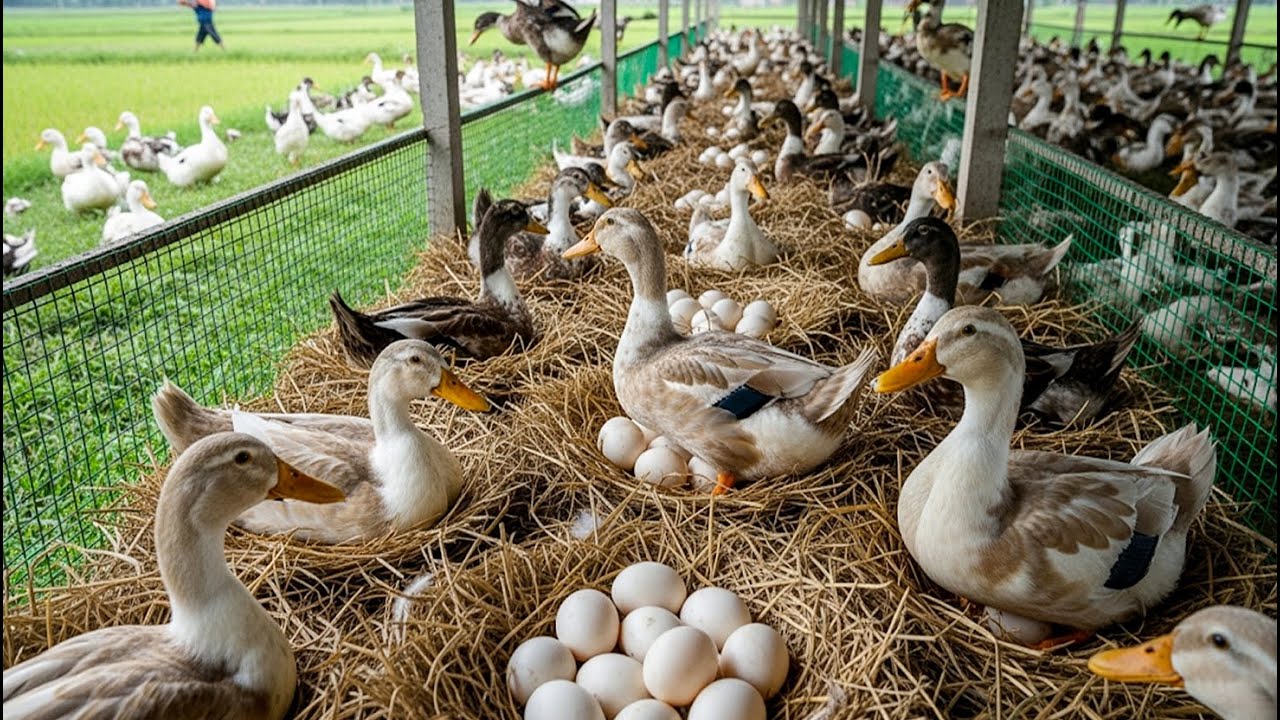 Duck farming methods - How to raise ducks for business - Organic egg ...