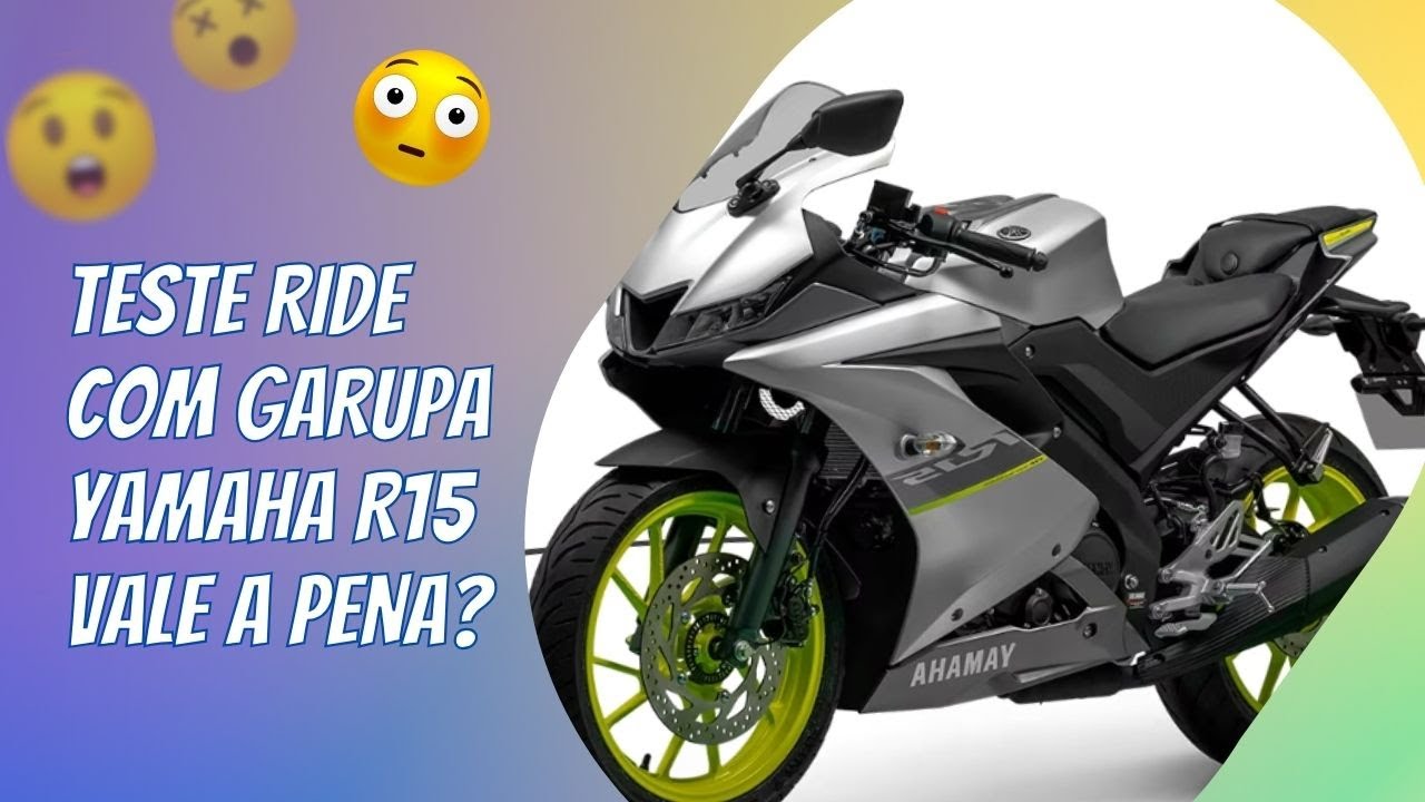 YAMAHA R15 Primeiras Impressões Com Garupa #r15 #yamaha #motovlog - YouTube