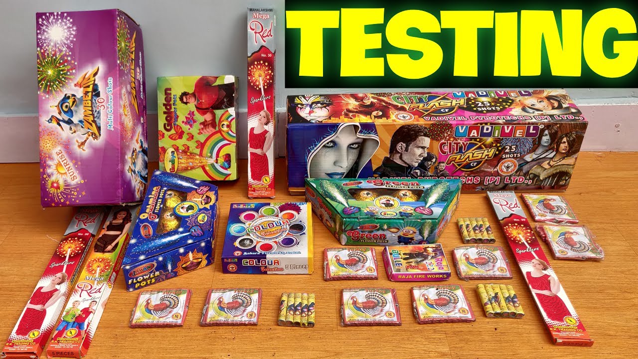 DIWALI CRACKERS TESTING 2020 | DIWALI KE PATAKHE | TESTING CRACKERS ...