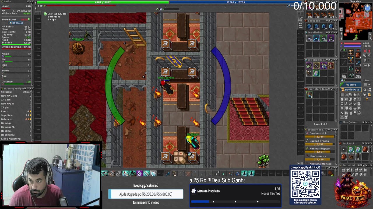 Rp 600+ Serenian Do 0 ao 1000 #CLTibia - YouTube