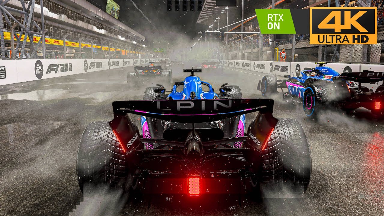 F1 2023: Las Vegas Next Gen Graphics at Xbox Series X Gameplay | Alpine ...