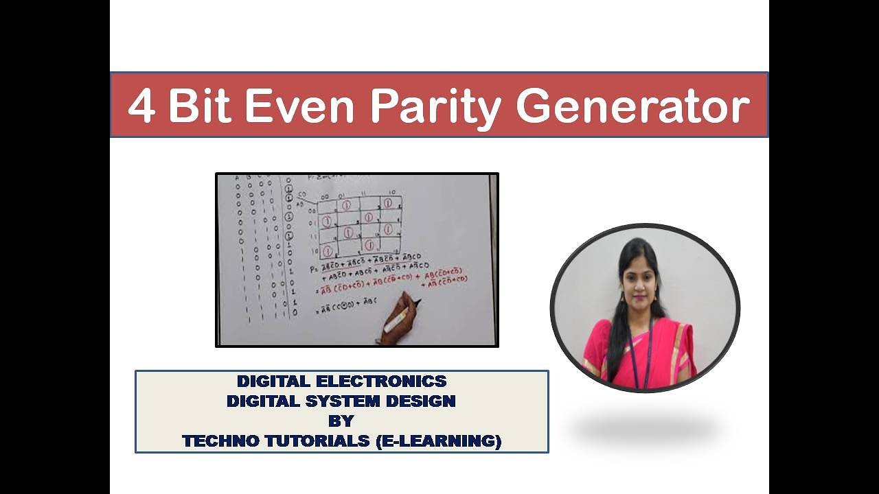 4 Bit Even Parity Generator | Even parity generator | Parity Generator ...