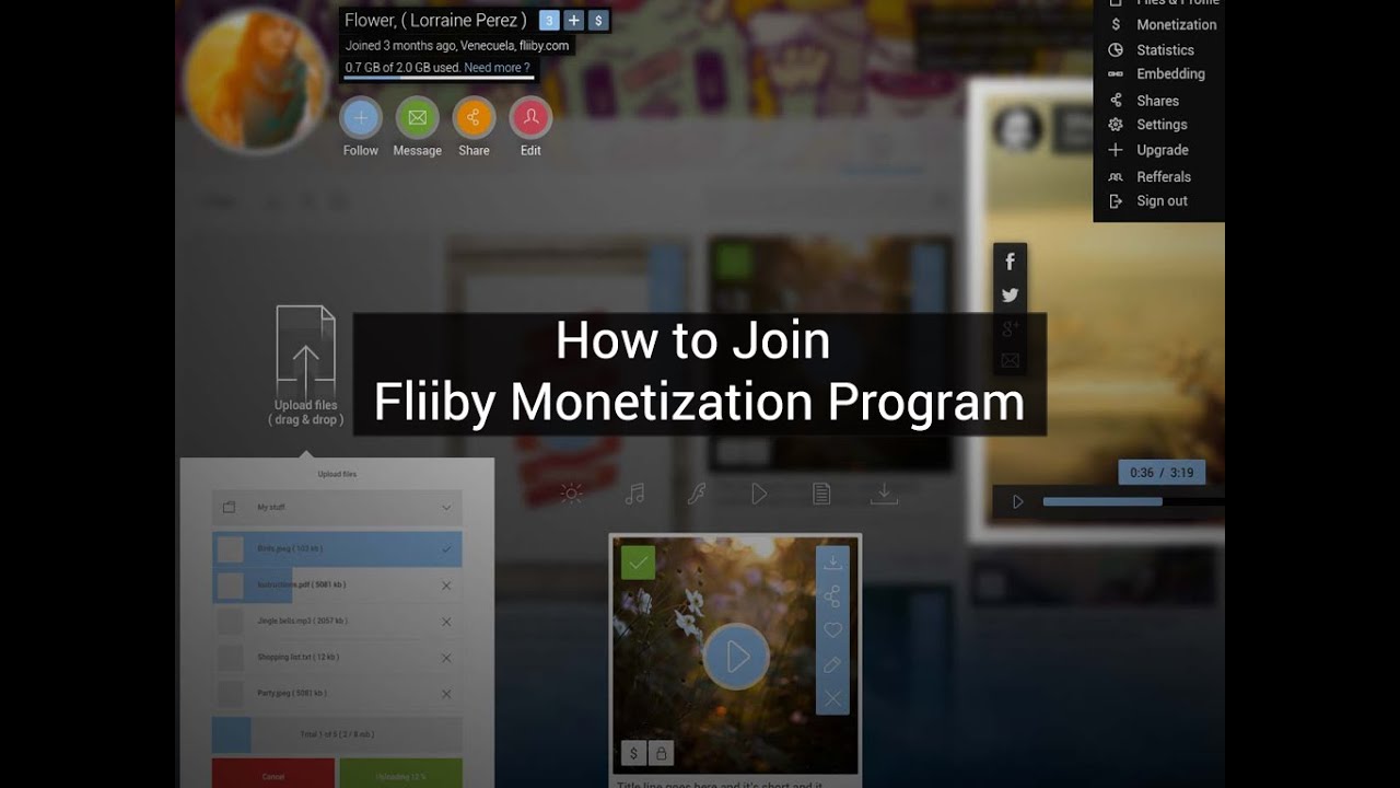 How to join Fliiby monitization - YouTube