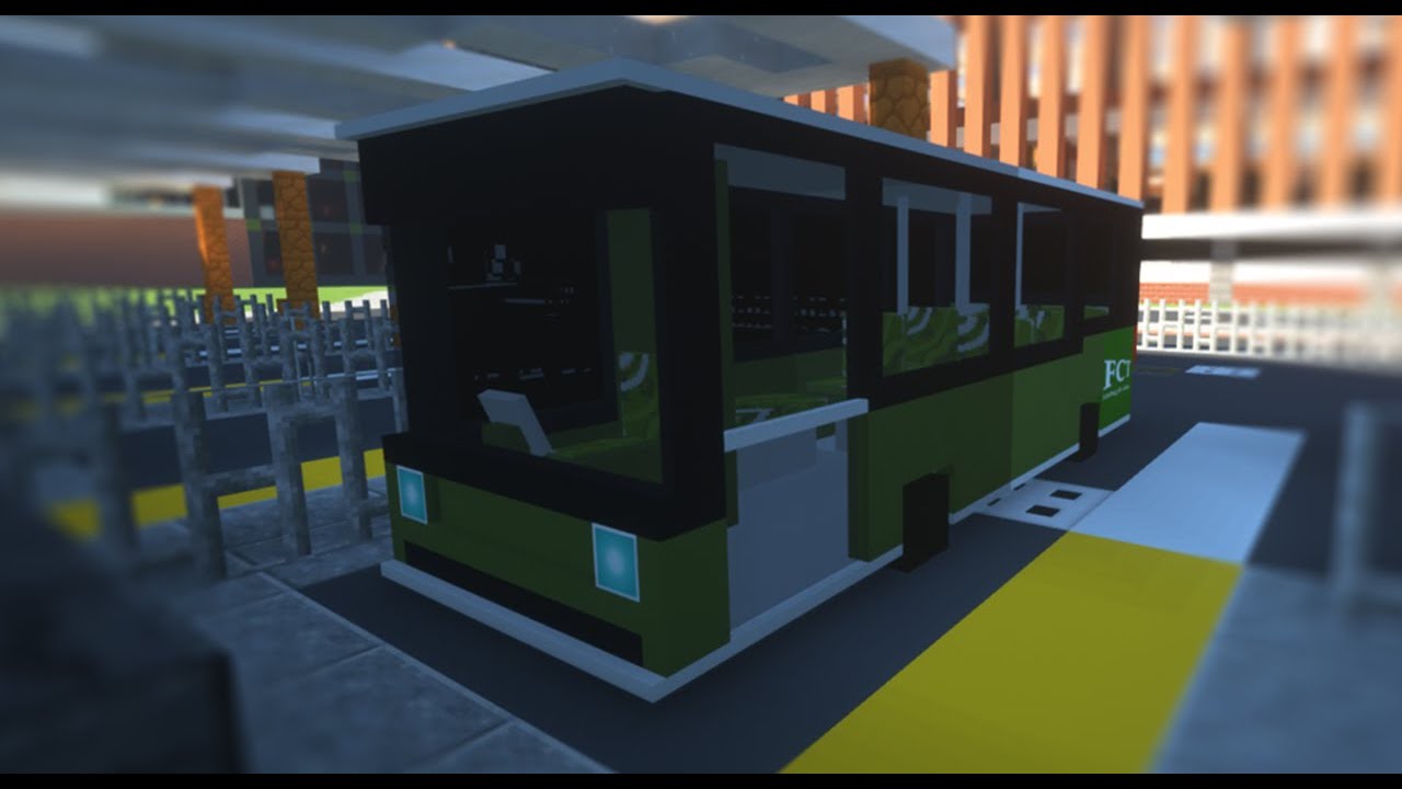 Fully automatic bus! | Cross City route Ride-thru | Forestburg City ...