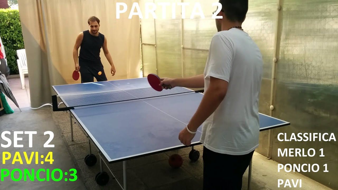 Ping pong challenge "The triangular" - YouTube