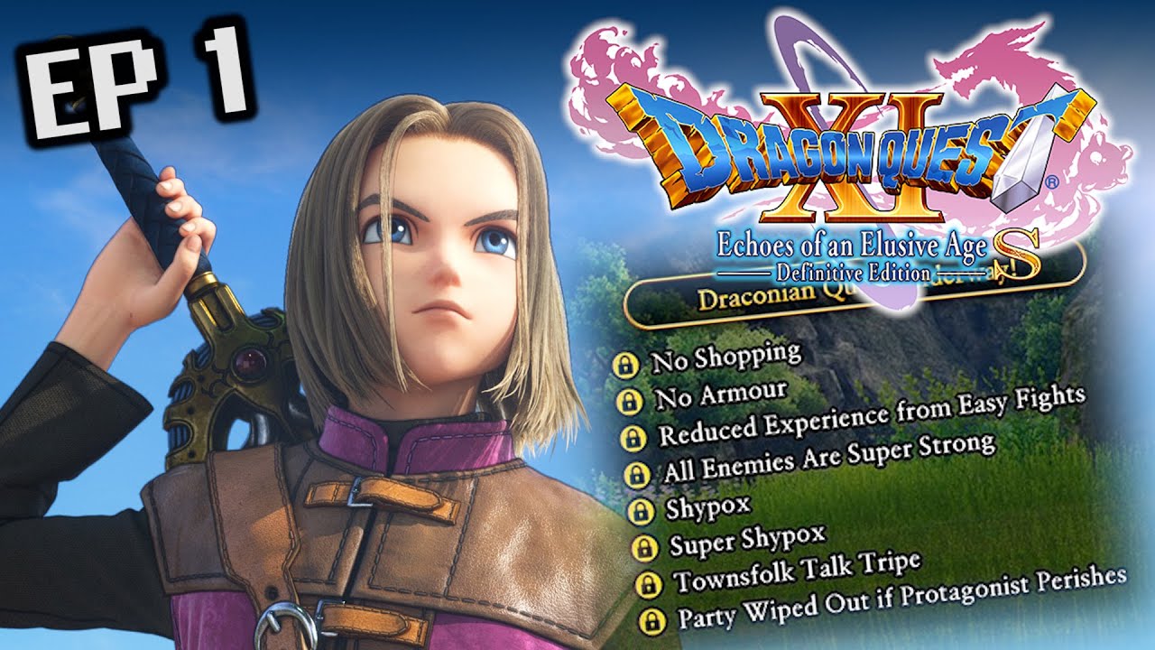 DQXI S | ALL DRACONIAN QUEST CHALLENGE! Part 1 - YouTube