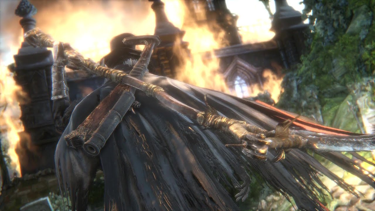 Bloodborne - Gehrman, the First Hunter Boss Fight - YouTube