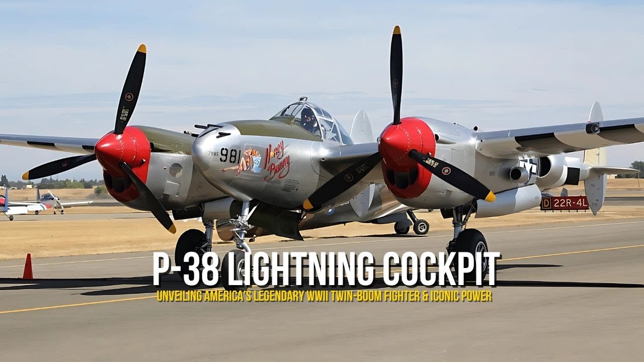 P-38 Lightning Cockpit | Unveiling America’s Legendary WWII Twin-Boom ...