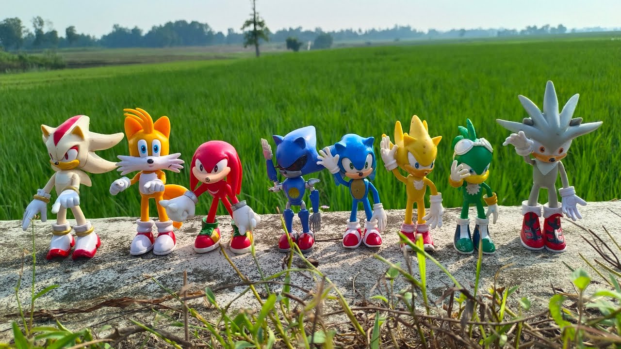 Sonic Hedgehog/Unboxing Figure/Super Sonic/Warehog/Metal Sonic/Knuckles ...
