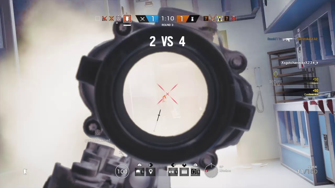 Tom Clancy's Rainbow Six® Siege Squad Wipe (5 Kill round) - YouTube