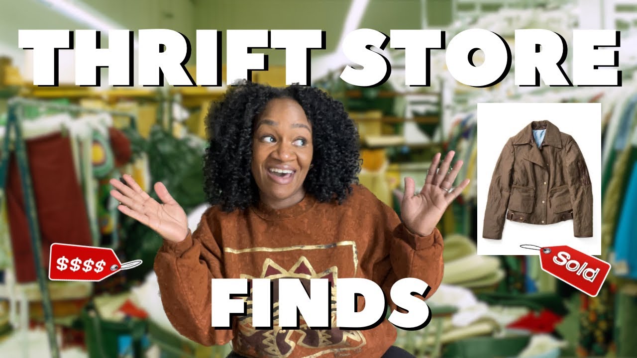 TEXAS Thrift Store Finds | A REAL LEATHER JACKET, ZARA SKIRTS, VINTAGE ...