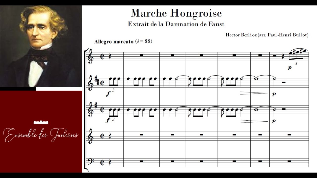 Marche Hongroise - Hector Berlioz - Quintet arrangement - YouTube