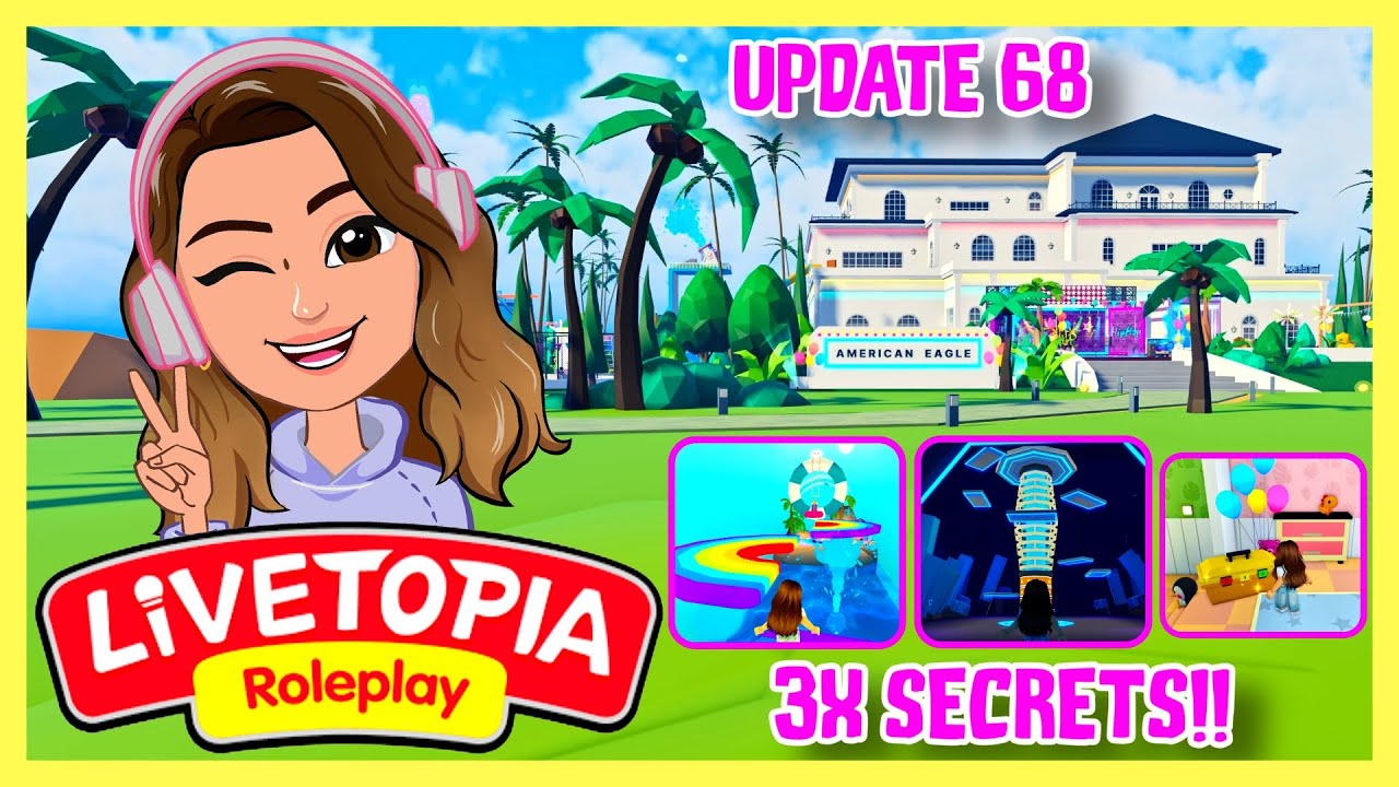 How to find the AE Resort SECRETS in Livetopia Update 68!! | Livetopia ...