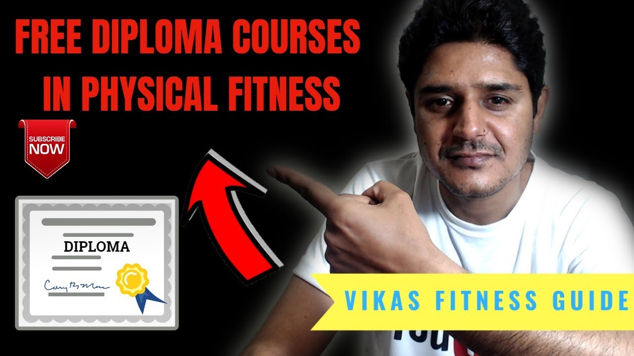 Free online diploma in physical fitness|How to do free diploma course ...