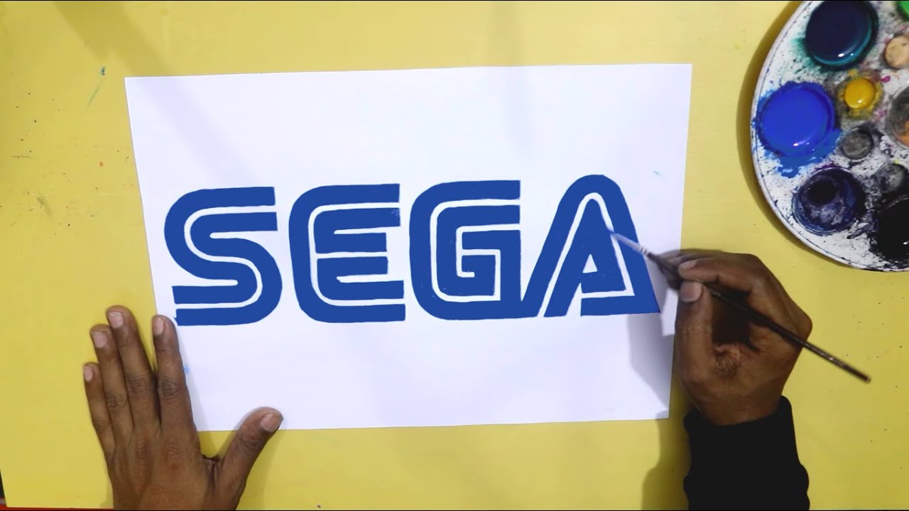 How to draw the Sega logo #3 - YouTube