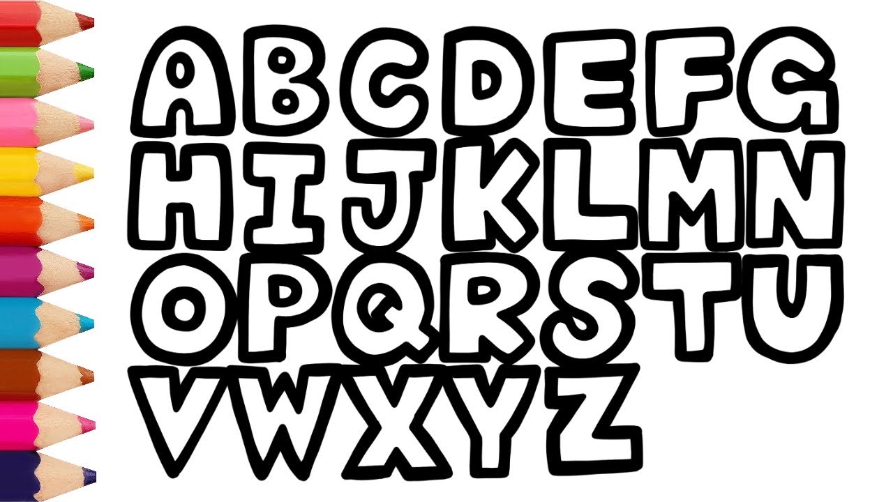 How to draw ABC Alphabet / Learn ABC / 알파벳 그리는 방법 / 알파벳 공부하기 / 영어교육 ...