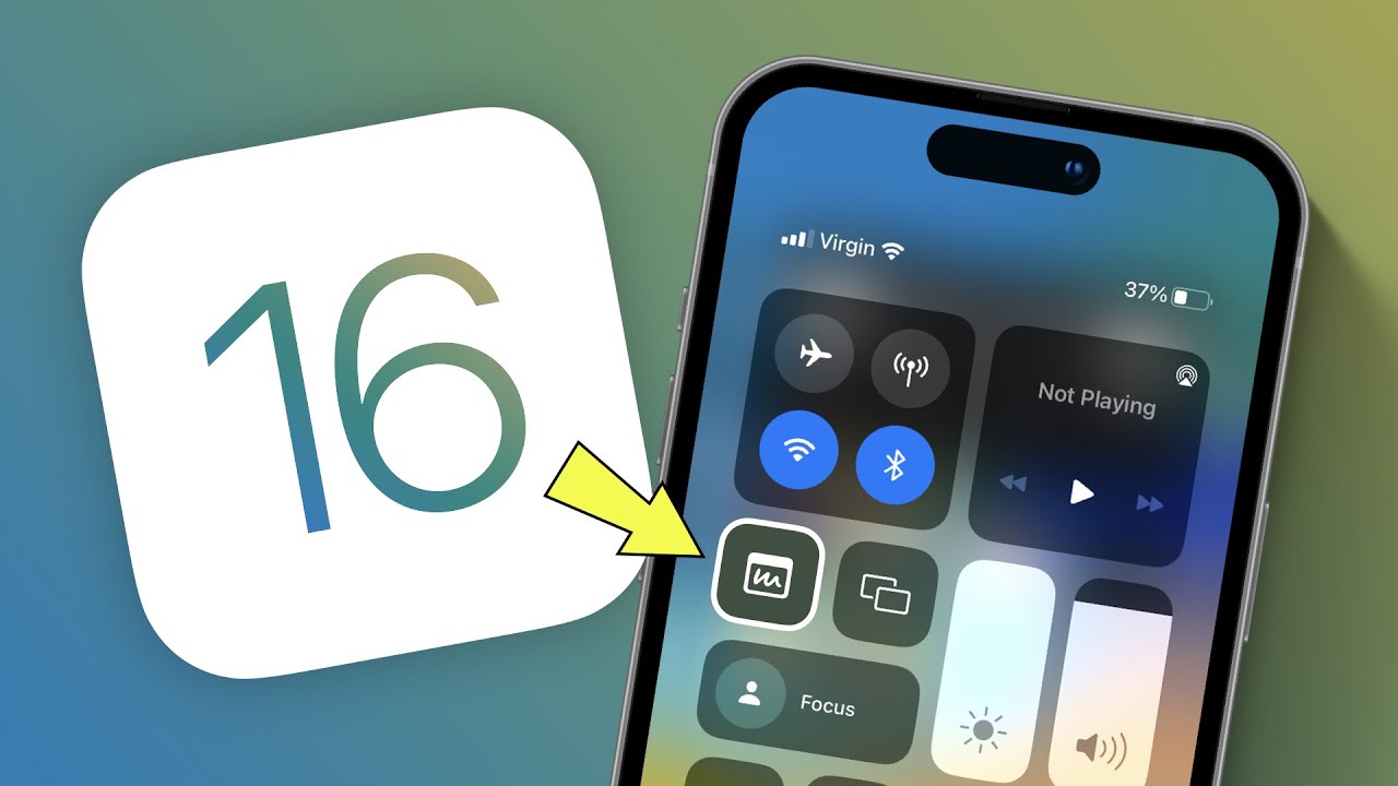 Quick Notes in the CONTROL CENTRE! (iOS 16) - YouTube