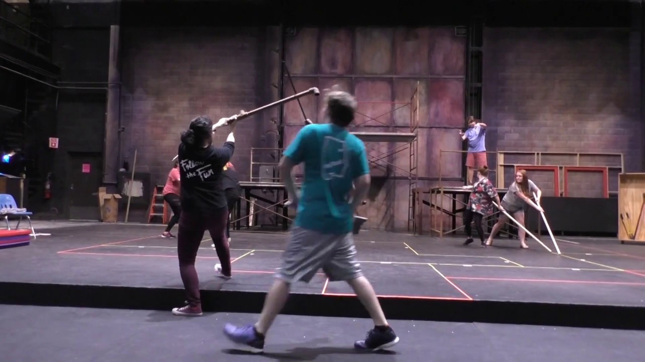 The Shakespeare Project's Caesar 2018 Fight Choreo - YouTube