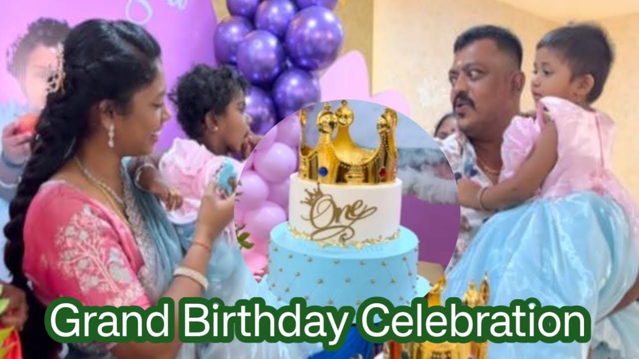 Grand Birthday Celebration || Vismitha Sai || #grandbirthday # ...