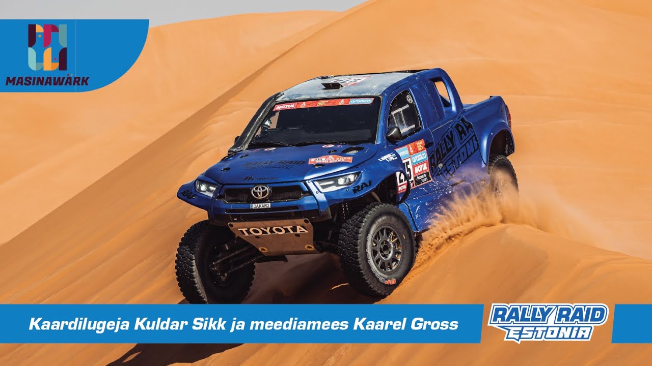 Dakar 2023 kaardilugeja Kuldar Sikk ja Rally Raid Estonia meediamehe Kaarel Grossi silme läbi ...