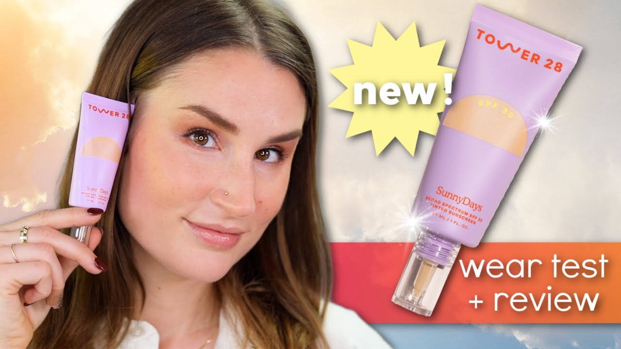 TOWER 28 SUNNYDAYS TINTED SPF | Wear Test & Honest Review - YouTube