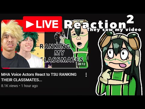Tsu reacts to a reaction