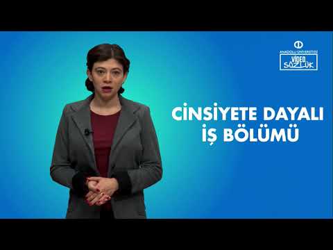 CİNSİYETE DAYALI İŞ BÖLÜMÜ