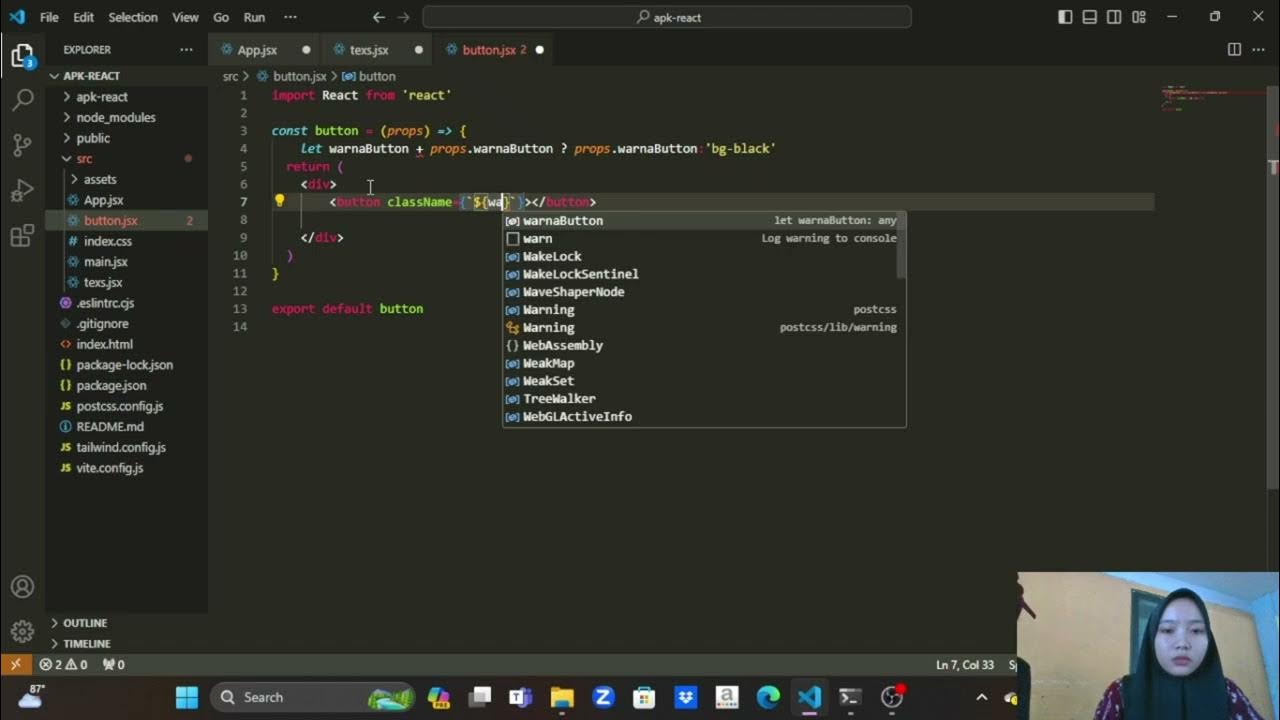 Tutorial Membuat Komponen dan Props di React.js - YouTube