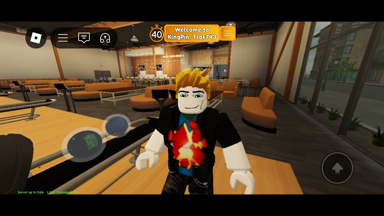 kingpin bowling on Roblox with pitch black - YouTube