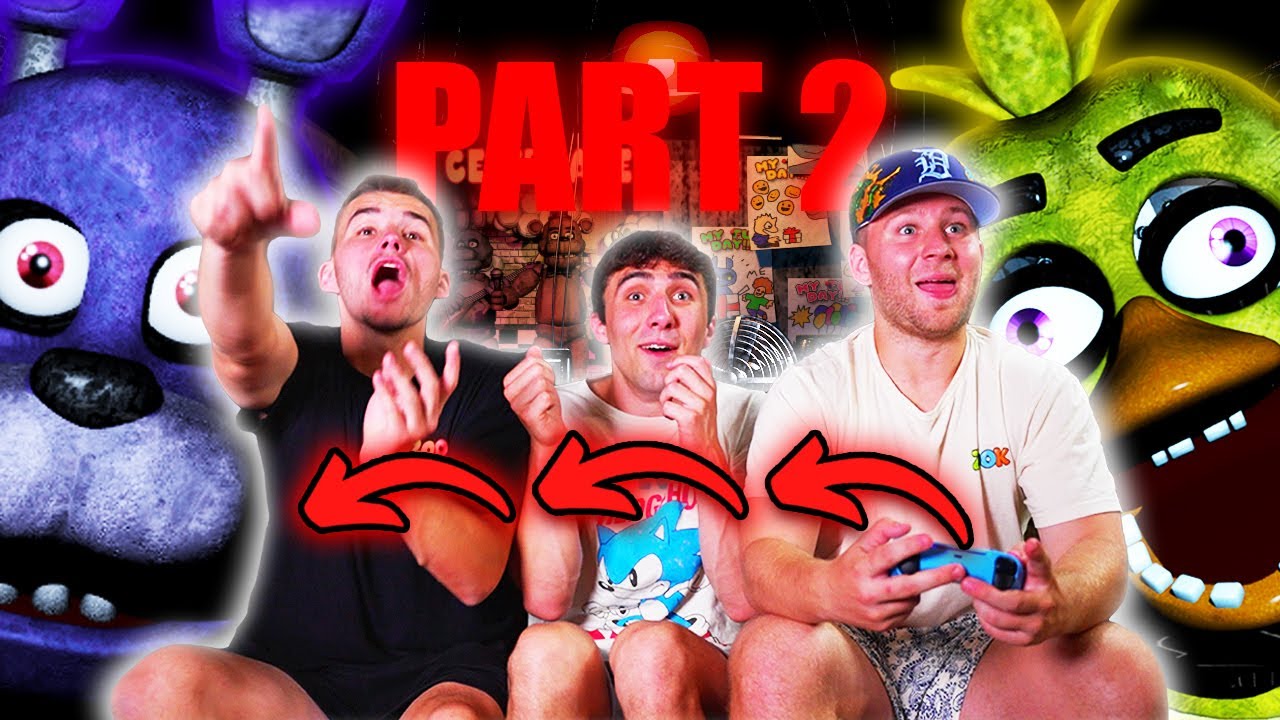 FNAF 1 Pass the Controller Challenge Part 2! - YouTube