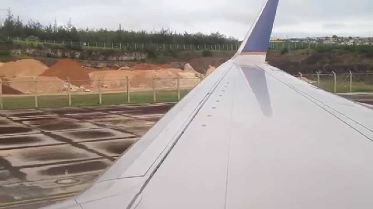 "Landing" Manila-Guam via United Airlines UA190 737-700 PART 3 - YouTube