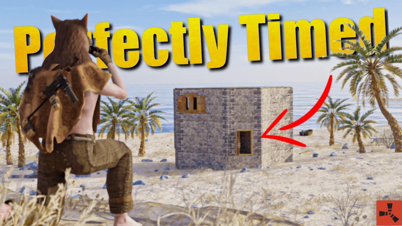 Perfectly Timing our Raid - Rust - YouTube