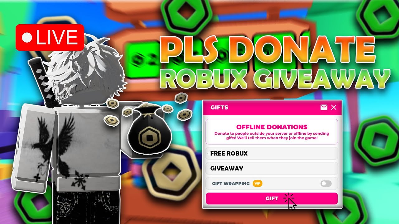 🔴 PLS DONATE LIVE 🔴 | GIVING ROBUX TO VIEWERS! (Roblox Giveaway) 💰 ...