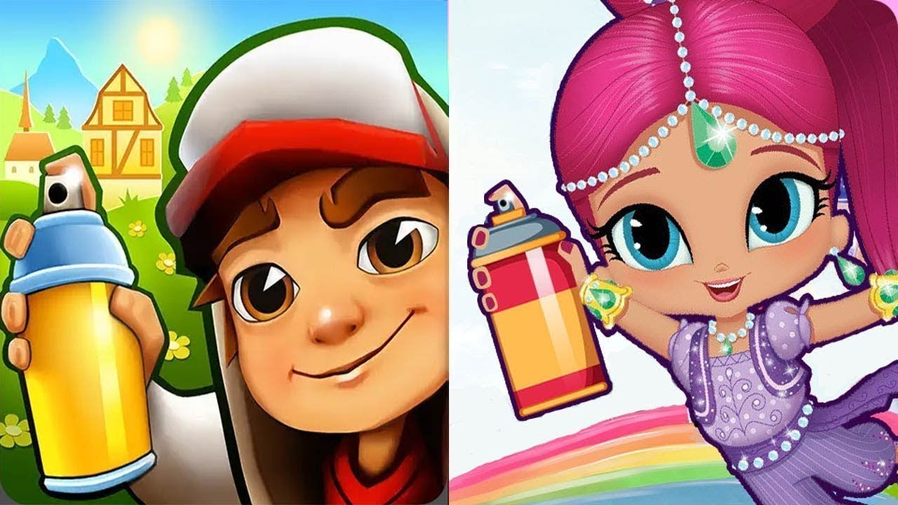 Subway Surfers RABBOT vs PRINCESS SHIMMER Subway Run Gameplay HD - YouTube