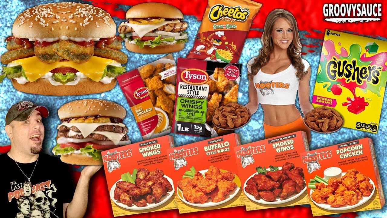Hooters Frozen Wings! New Teriyaki Burgers! Pizza Hut Tavern Style ...