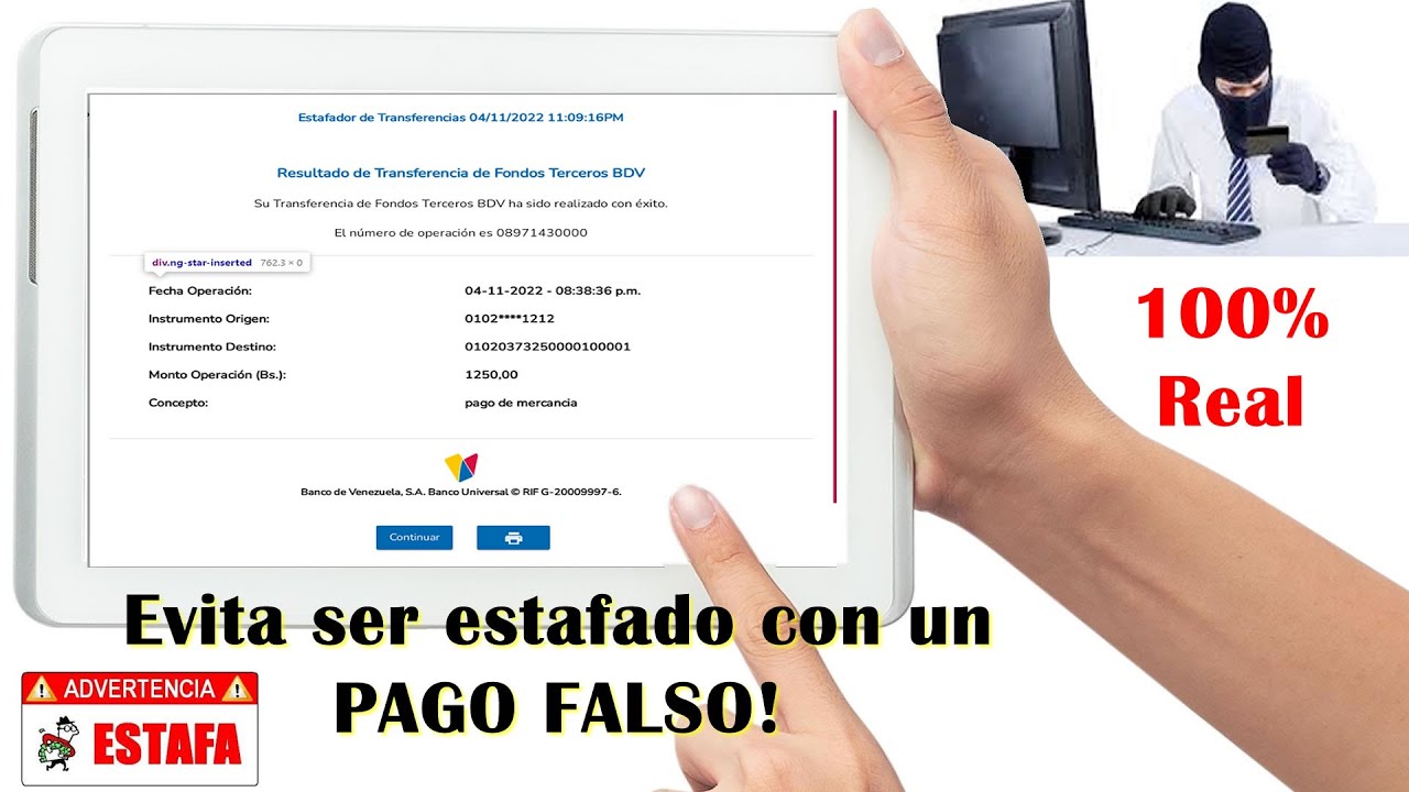 Hacer pago falso Banco Venezuela / Banesco / Paypal - YouTube