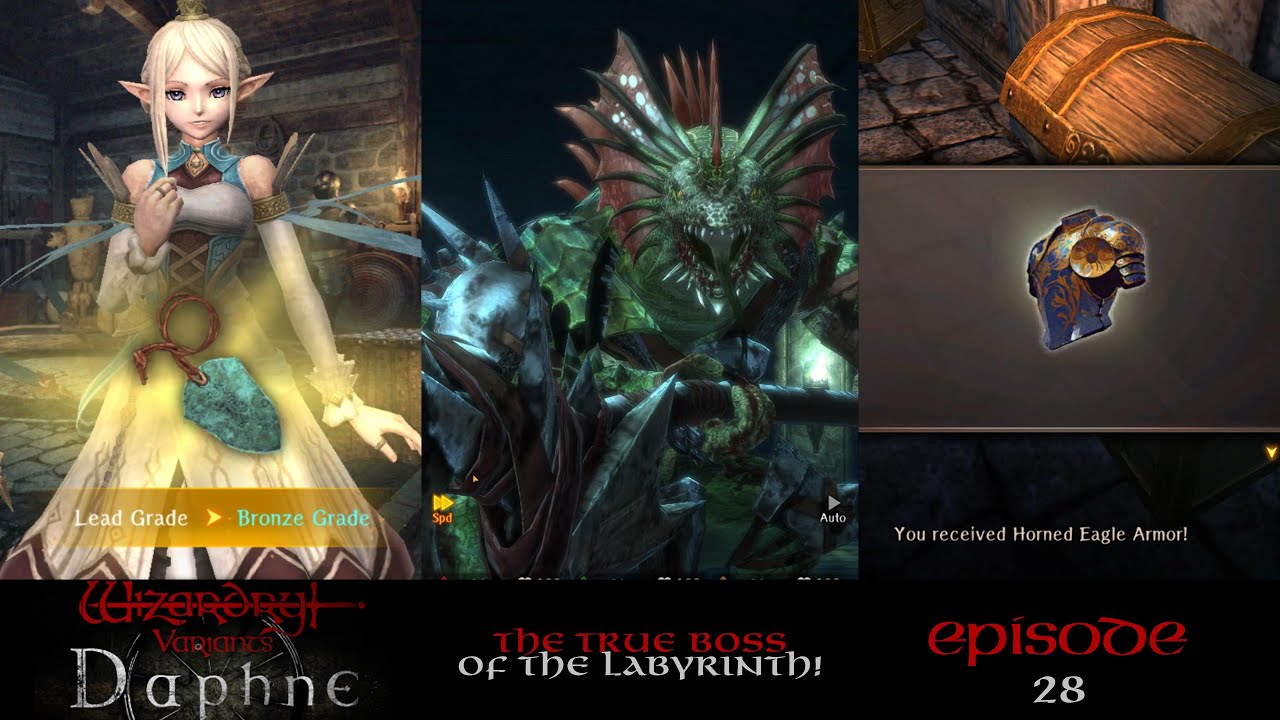 Completing Fordraig's Labyrinth and Bronze Grade Exam — Wizardry Variants Daphne ウィザードリィ ヴァリアンツ ...