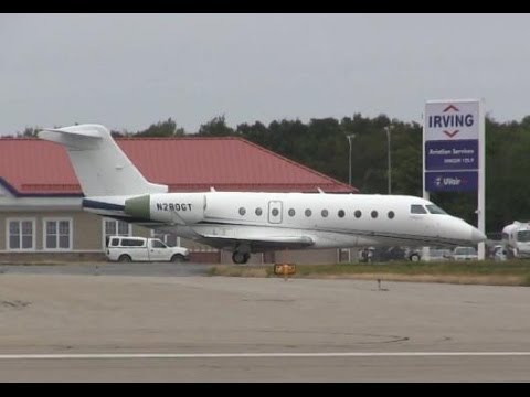 Gulfstream G280 Test Flight Takeoff - YouTube