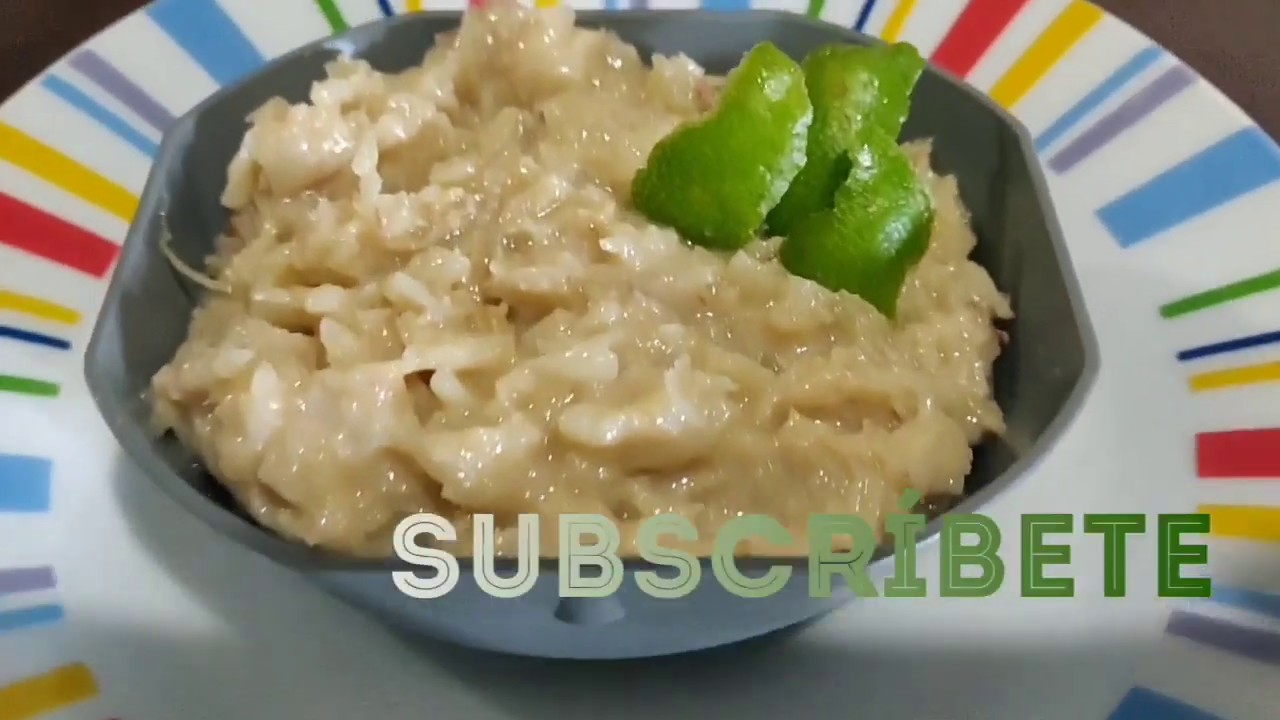 Dulce de coco tierno rayado a mi estilo - YouTube