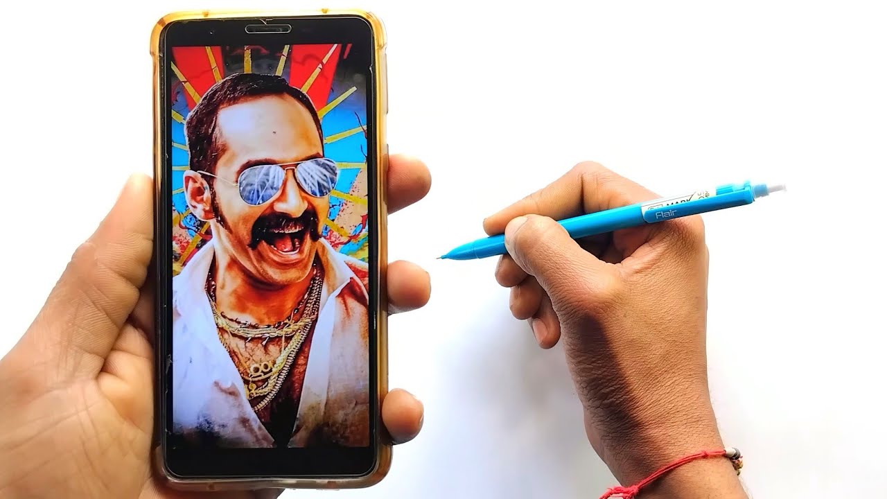 Aavesham movie Fahadh Faasil pencil drawing - YouTube
